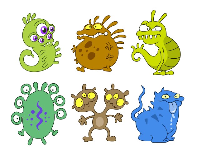 Germs Cartoon Vector Images (over 17,000)