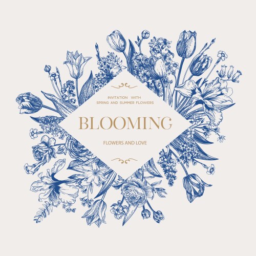 Blue Invitation Border Vector Images (over 27,000)