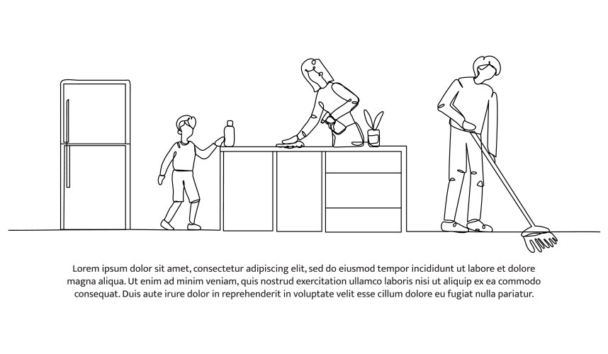 One Line Kids Vector Images (over 7,700)