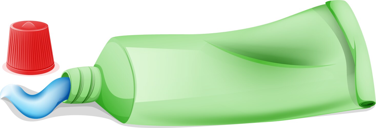 Toothpaste graphic design element isolated Vector Image