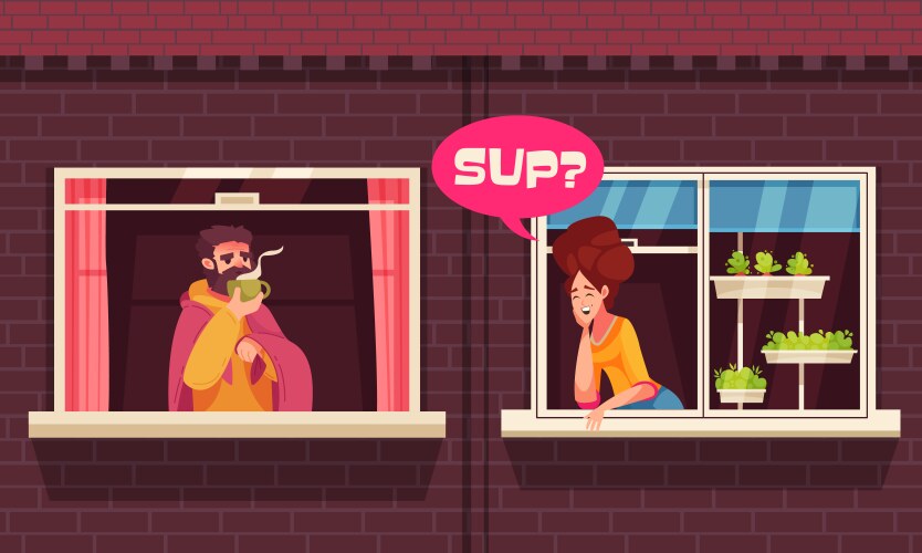 Flu cartoon concept Royalty Free Vector Image - VectorStock