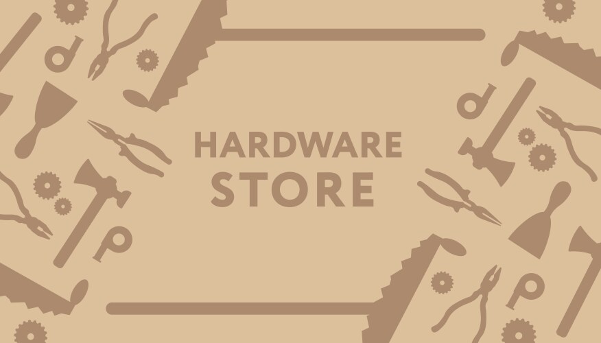 Store Hardware Banner Vector Images (over 540)