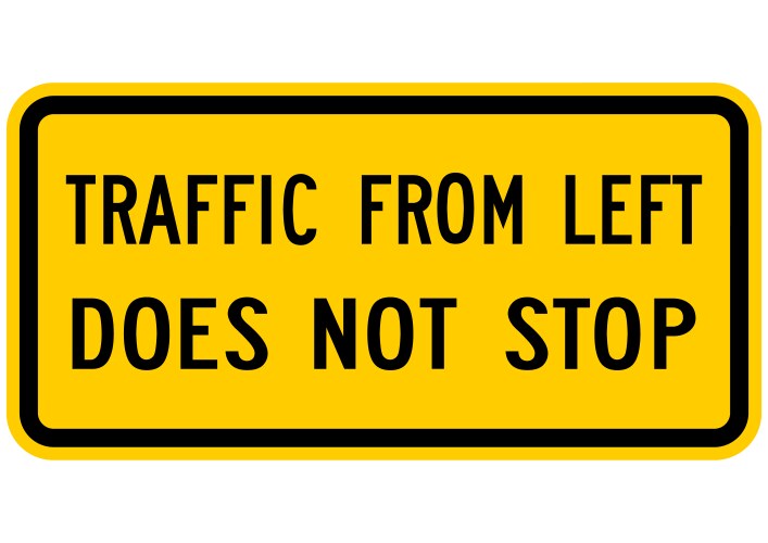 Sticker warning safety sign Royalty Free Vector Image