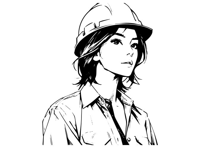 Female Civil Engineer Vector Images (over 510)