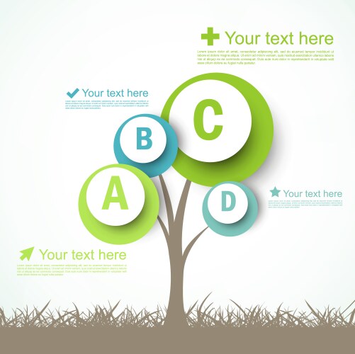 Abstract tree Royalty Free Vector Image - VectorStock