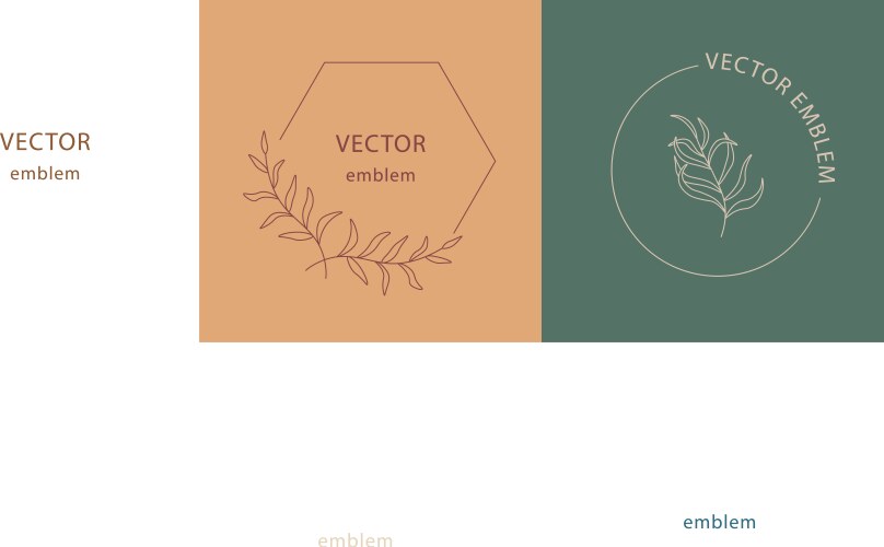 Leaf Monogram Vector Images (over 96,000)