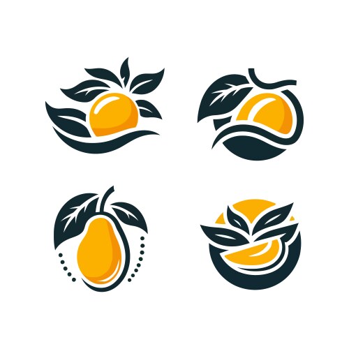 Abstract Mango Logo Vector Images (over 460)