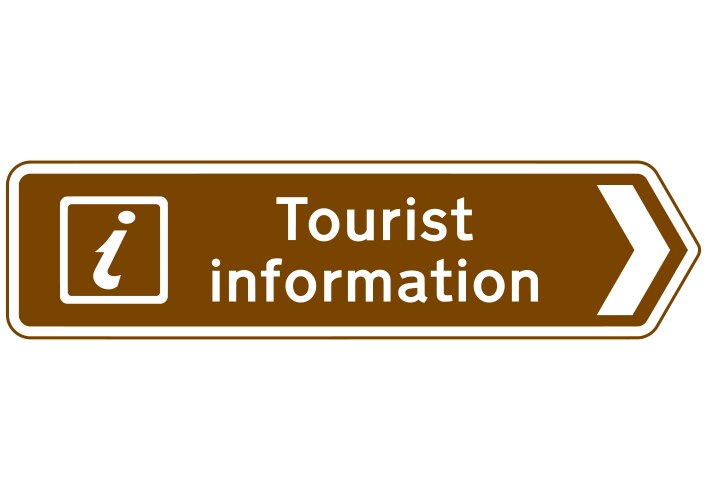 Tourist information Royalty Free Vector Image - VectorStock