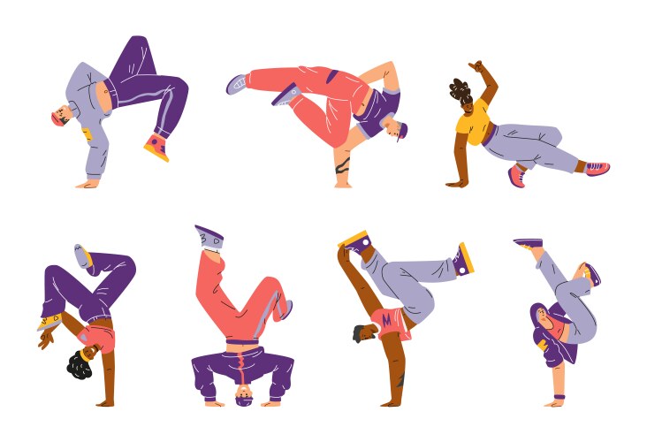 Cartoon Breakdance Girl Vector Images (over 130)