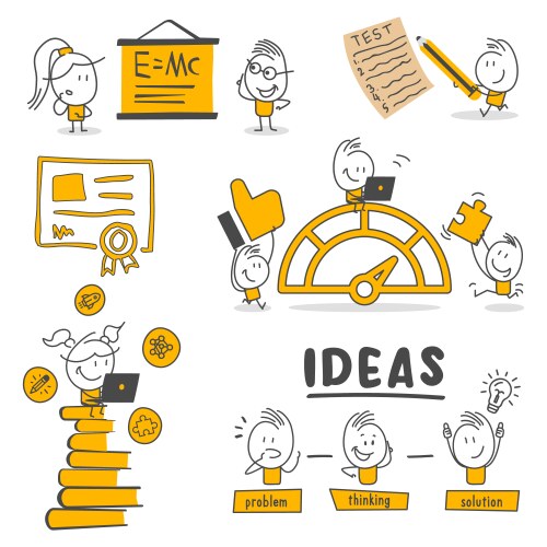 Stickman Study Vector Images (over 230)