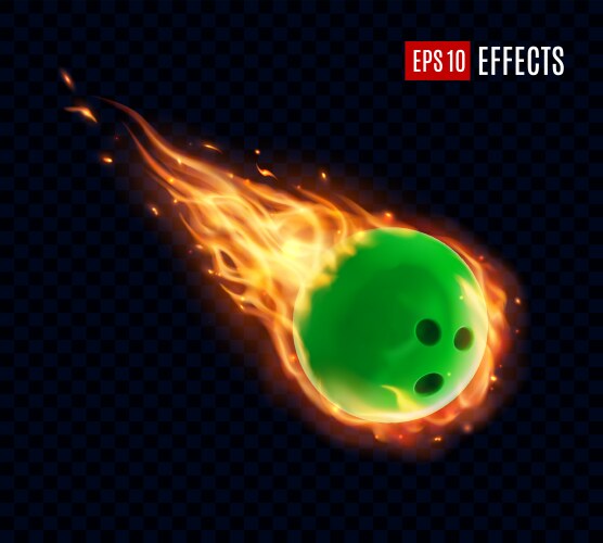 Bowling Ball with Flames Vector Images (over 370)