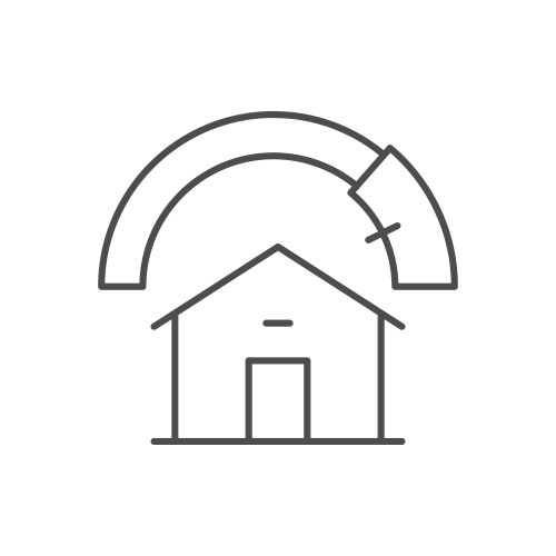 Energy efficiency wind turbine line icon Vector Image Energy efficiency wind turbine line icon Vector Image