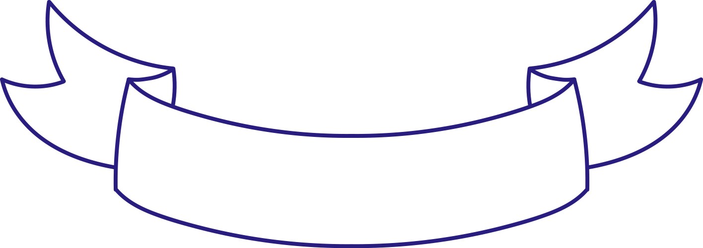 Title ribbon banner Royalty Free Vector Image - VectorStock