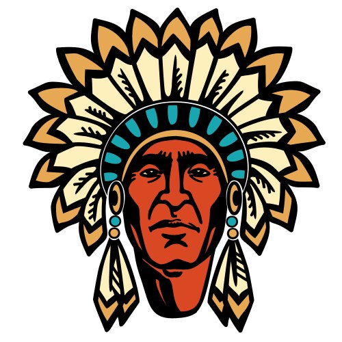 Indian Chief Head Vector Images (over 3,400)