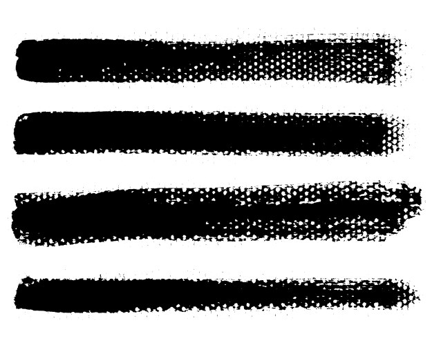 Brush strokes set of text boxes Royalty Free Vector Image