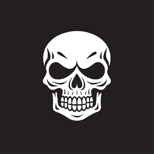 Skull logo design template inspiration idea Vector Image