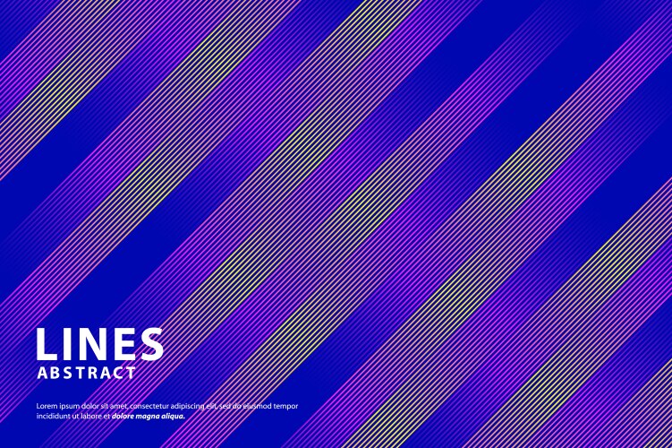 Abstract colorful stripes halftone gradients Vector Image