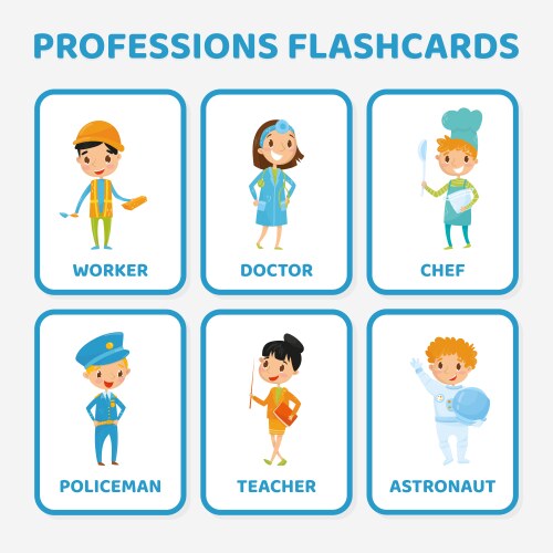 Boy Flashcard Vector Images (over 600)