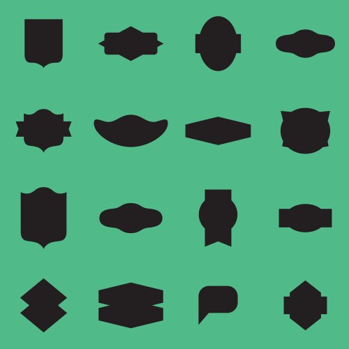 Labels and frames seamless pattern Royalty Free Vector Image