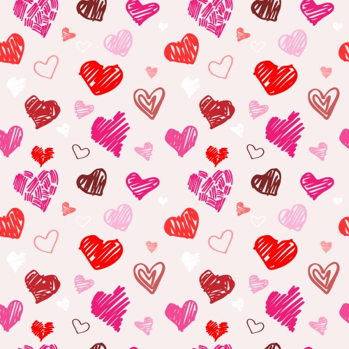 Love pattern background Royalty Free Vector Image