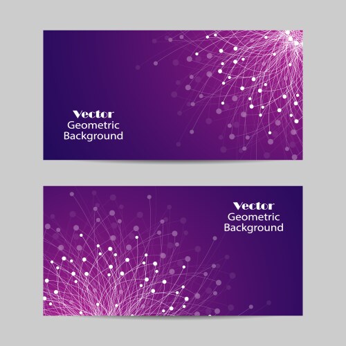 Set of horizontal banners Royalty Free Vector Image
