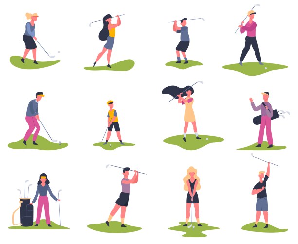 Cartoon Golfer Vector Images (over 3,500)