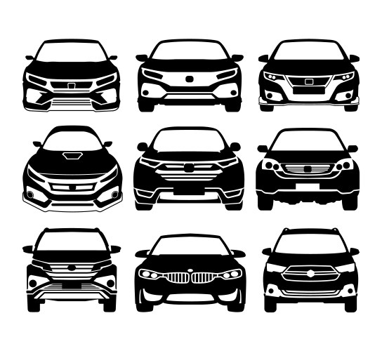 Car Front View Vector Images (over 20,000)