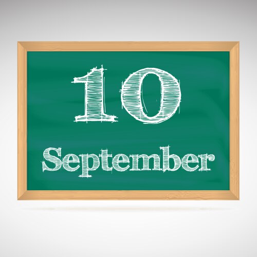September school day background Royalty Free Vector Image