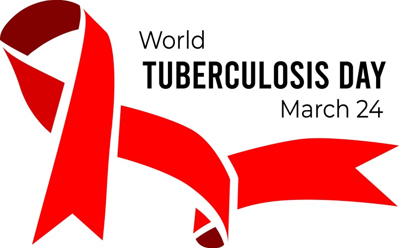 World tuberculosis day Royalty Free Vector Image