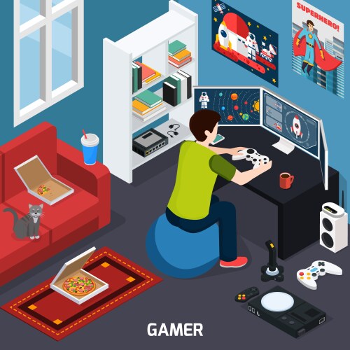 Gamer Vector Images (over 76,000)