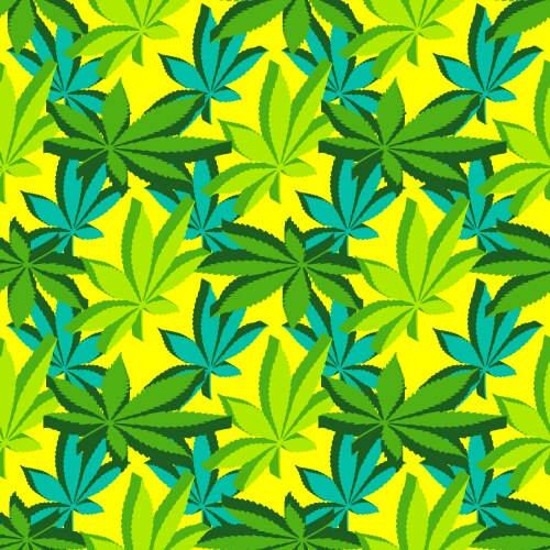 Jamaican marijuana pattern on black background Vector Image Jamaican marijuana pattern on black background Vector Image