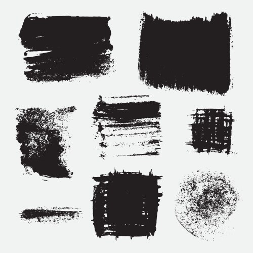 Hand drawn brush Royalty Free Vector Image - VectorStock