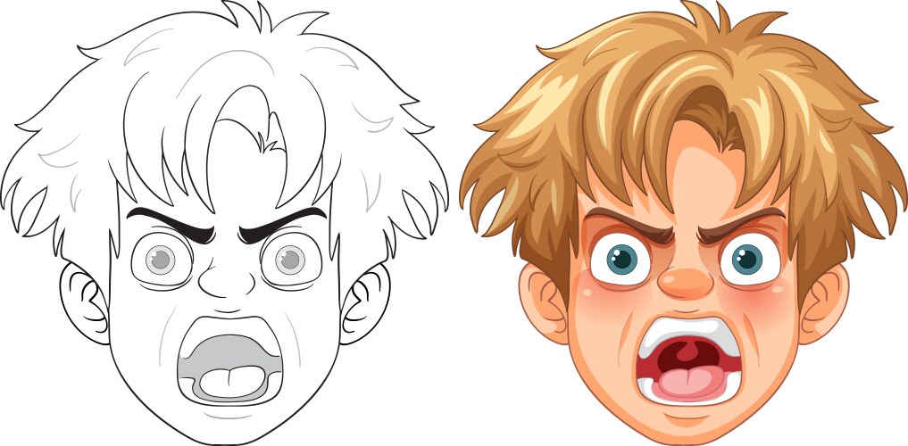 Angry Child Cartoon Vector Images (over 7,500)