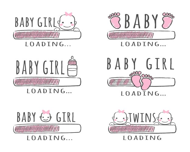 Birthday Loading Vector Images (over 250)