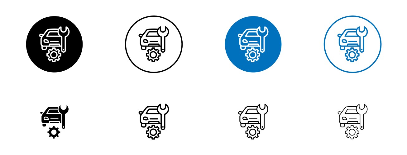 Car mechanic icon Royalty Free Vector Image - VectorStock
