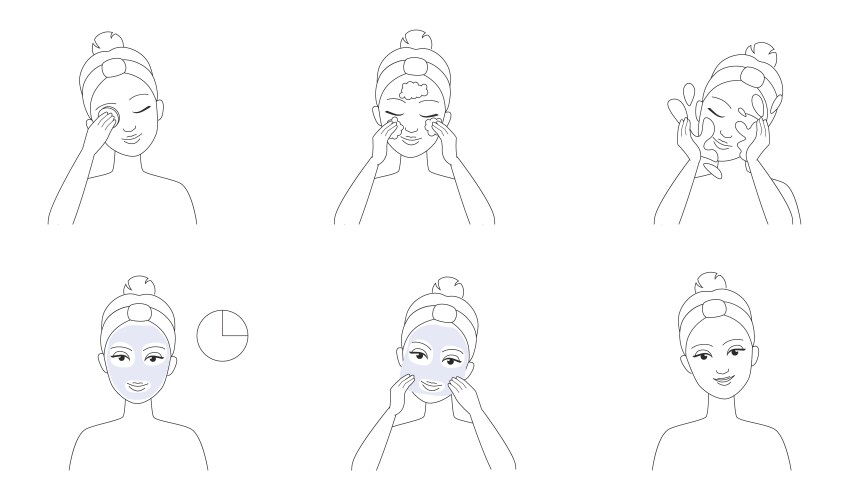 Facial Steps Vector Images (over 1,400)