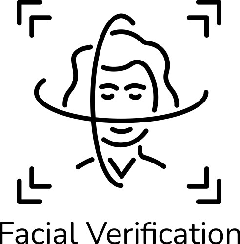 Facial biometric Royalty Free Vector Image - VectorStock