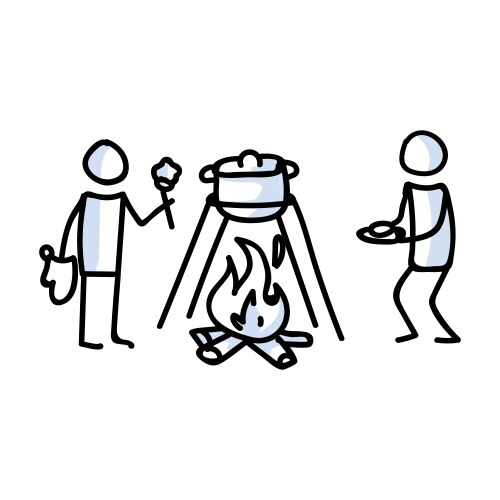 Stickman Cook Vector Images (over 140)