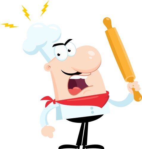 Cartoon chef Royalty Free Vector Image - VectorStock
