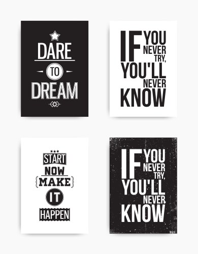 Swiss design style posters set Royalty Free Vector Image