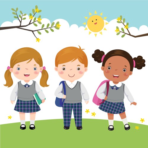 School Uniform Cartoon Vector Images (over 12,000)