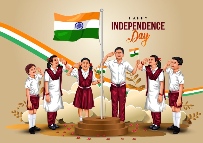 India Independence Day Cartoon Vector Images (over 860)