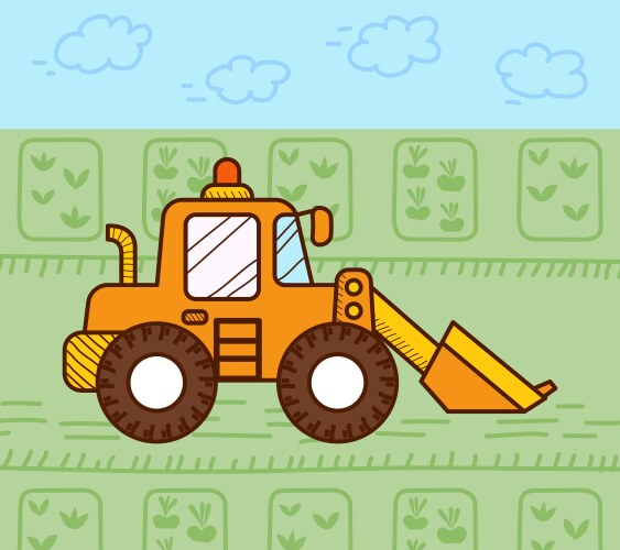 Excavator Cute Vector Images (over 3,600)
