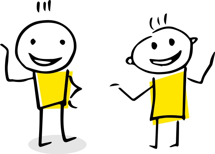Two People Talking Drawing Vector Images (over 600)
