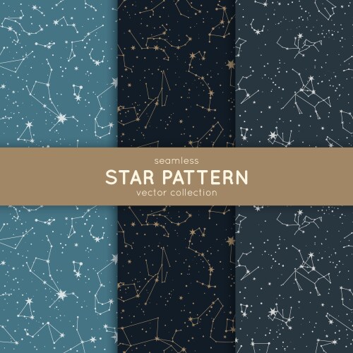 Northern hemisphere star map Royalty Free Vector Image