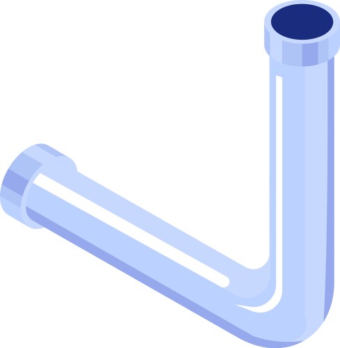 Isometric plumber fixing composition Royalty Free Vector