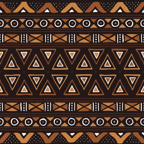 Tribal african background Royalty Free Vector Image
