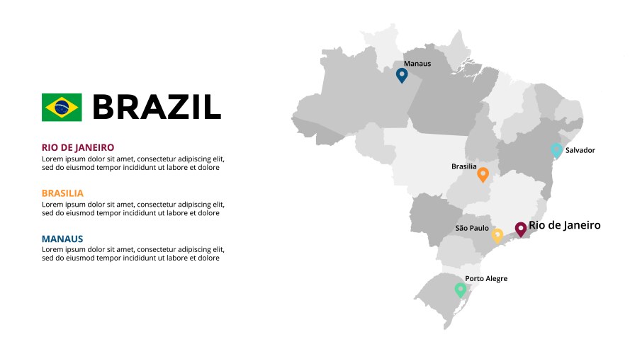 Brazil Map Vector Images (over 17,000)