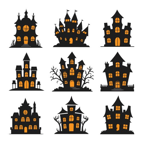 Haunted House with Clipart Vector Images (over 960)