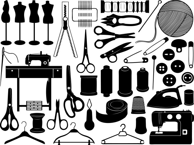 Tailoring Royalty Free Vector Image - VectorStock